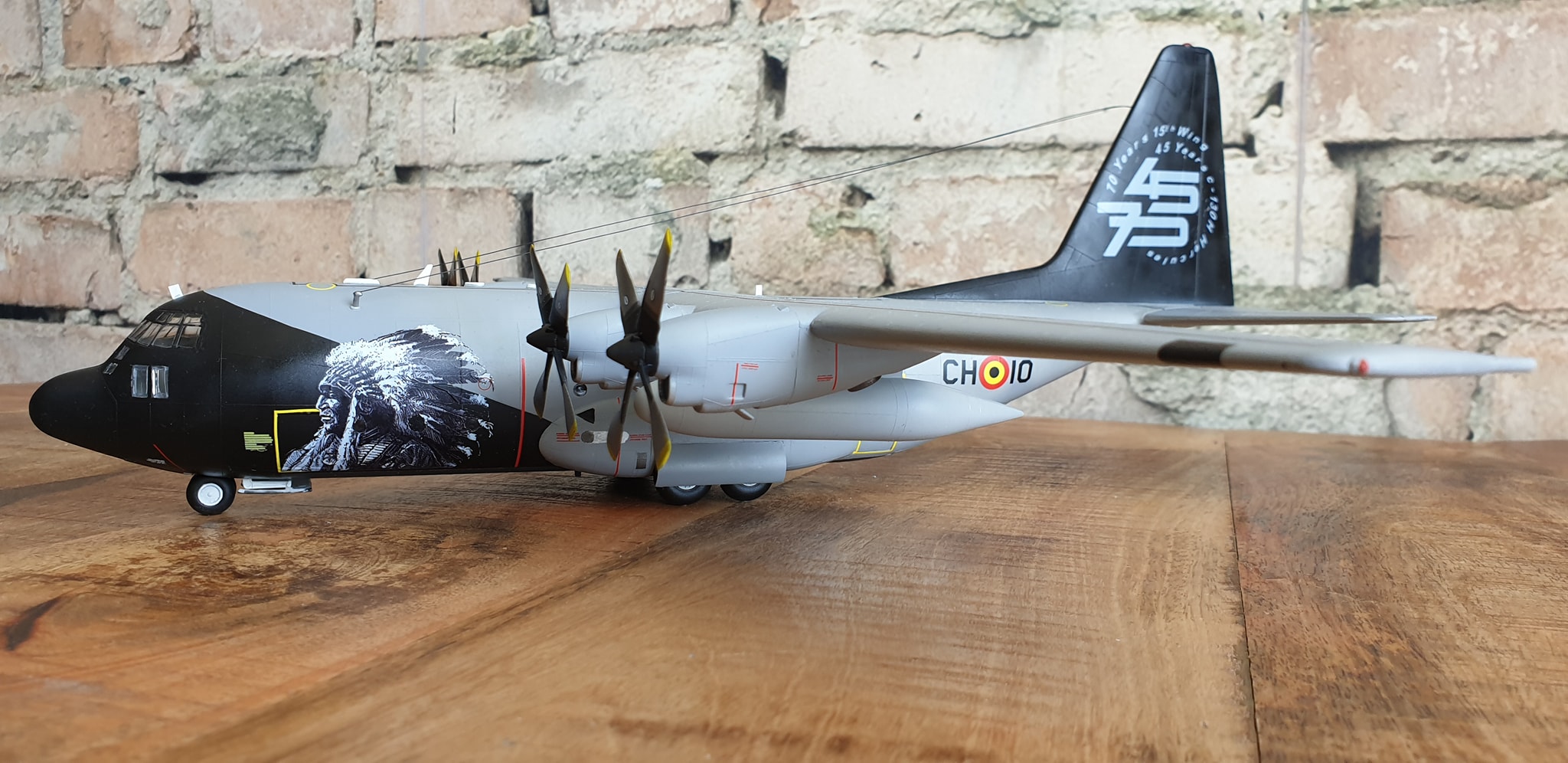 Belgische Luchtmacht/Belgian Air Force Hercules C-130H scale 1/72 – c ...